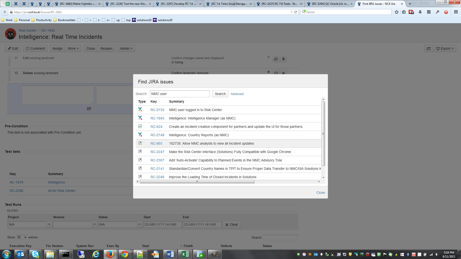 [XRAY-538] Pre-Condition Search should only show Pre-Conditions in ...
