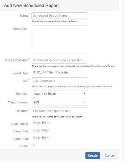 [XPORTER-1191] Atlassian Cloud ability to generate Schedule Reports ...