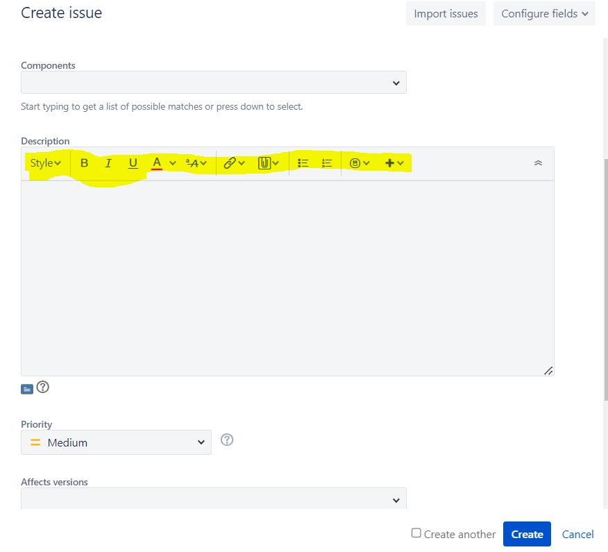 Xraycloud 5958 As A User I Should See The Bug Description Editor Same As The Normal Creation