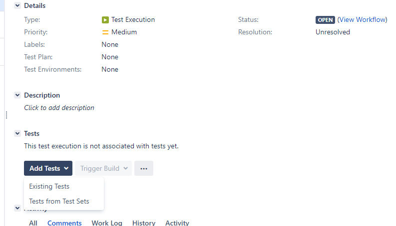 Xray 9305 As A User I Can Create New Tests From The Test Execution Xblend Issue Tracker
