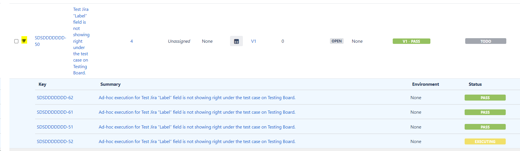 Xraycloud 6722 As A User I Can Able To See The Test Runs For The Tests In A Test Plan The
