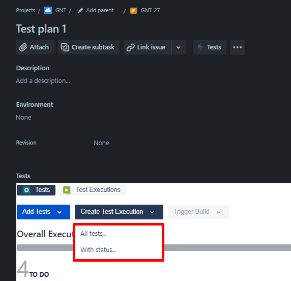 Xraycloud 7119 As A User I Want To Define Revision Field In Test Execution Creation Screen