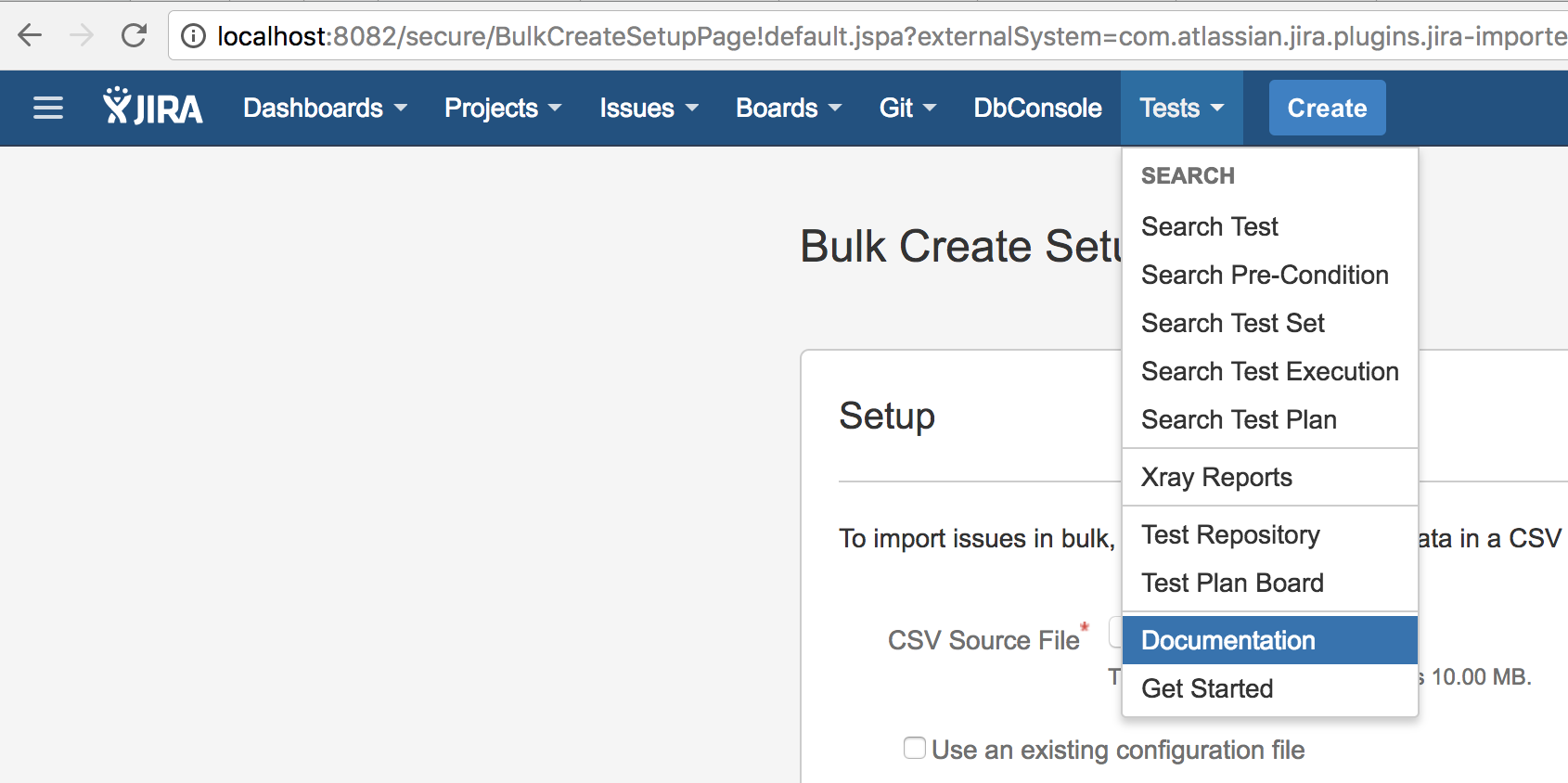 [XRAY-1654] As a standard user, I can use the Test Case Importer to ...