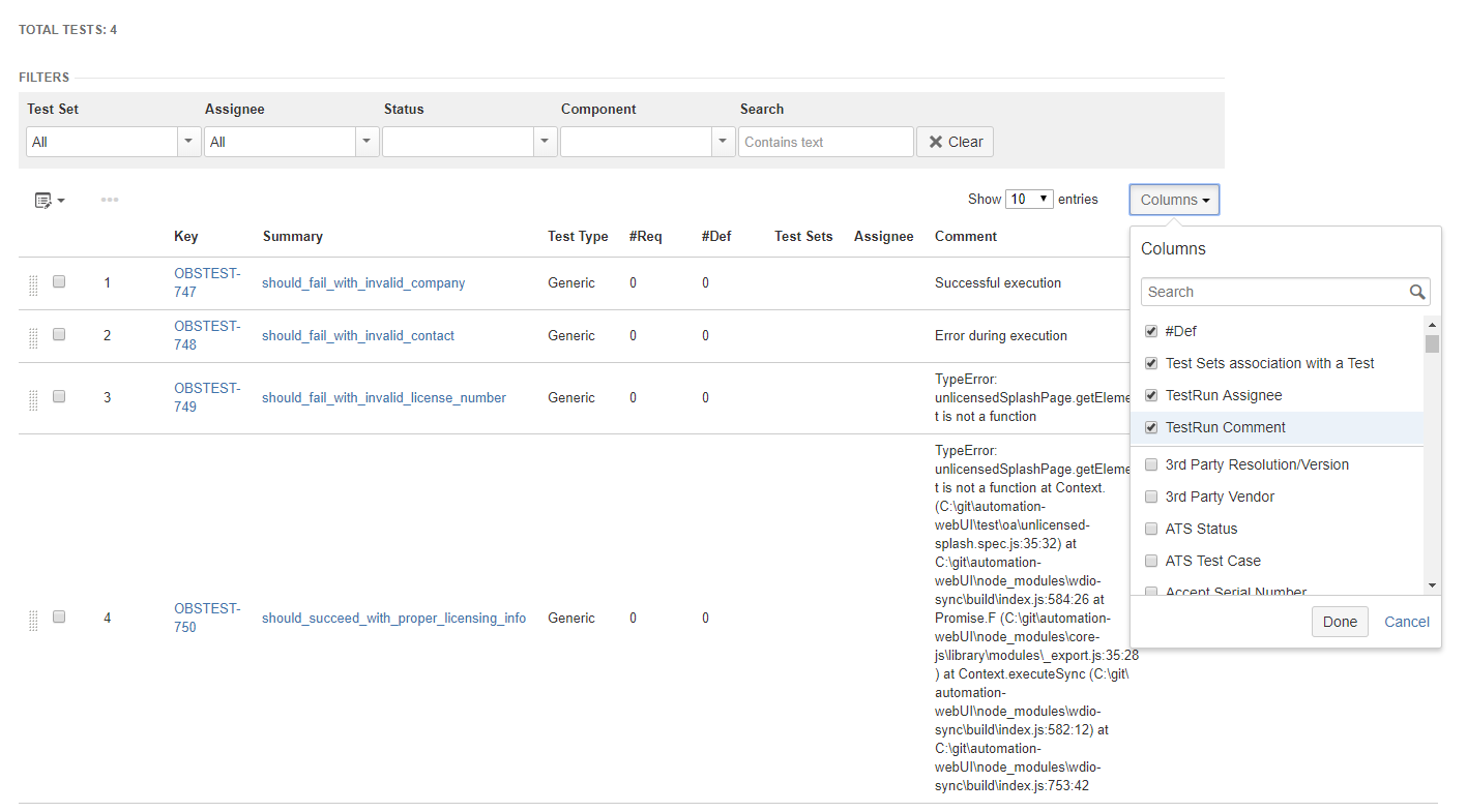 Xray 2718 As System When Importing A Junit Execution All Comments In The Context Should Be