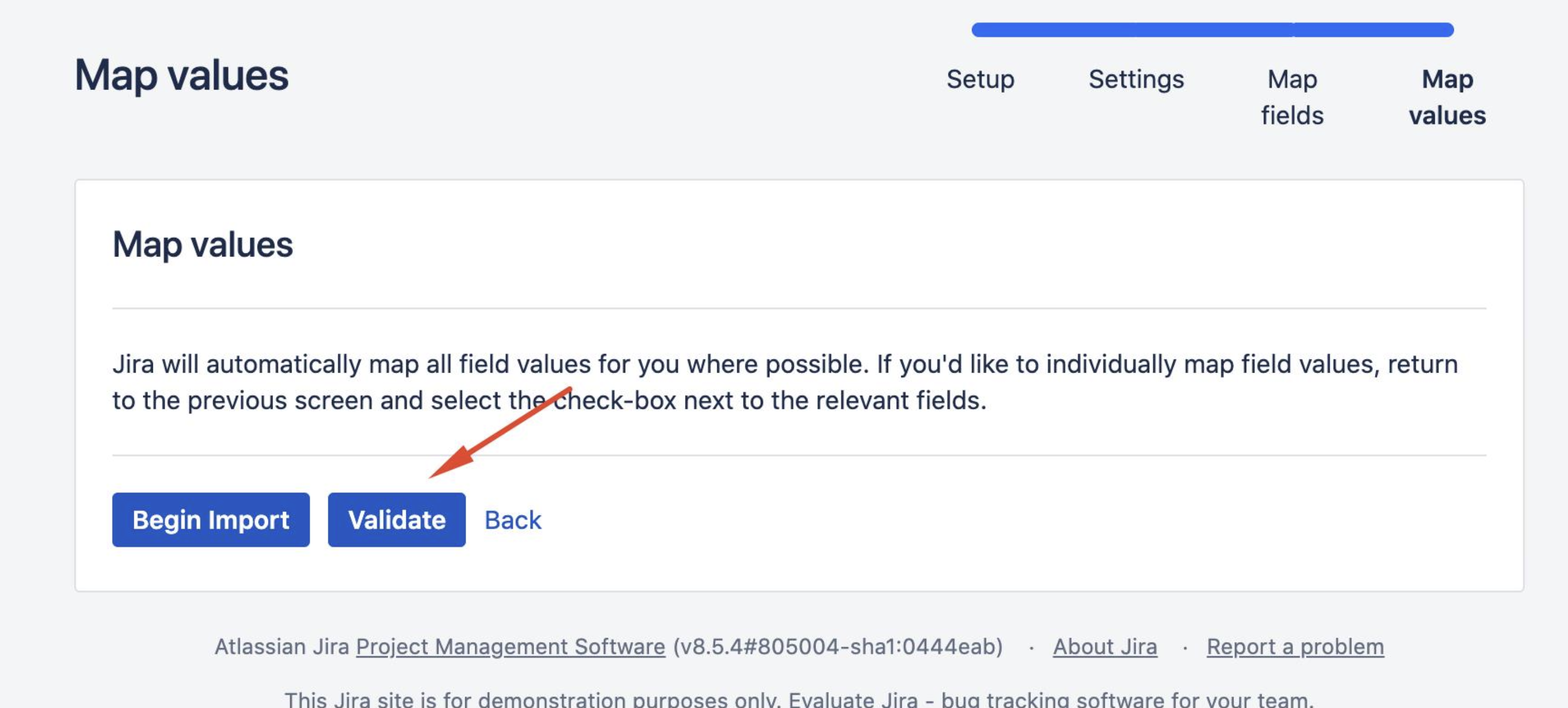 Xray 6431 As A User I Can Validate The Process Before Importing Tests With The Test Case